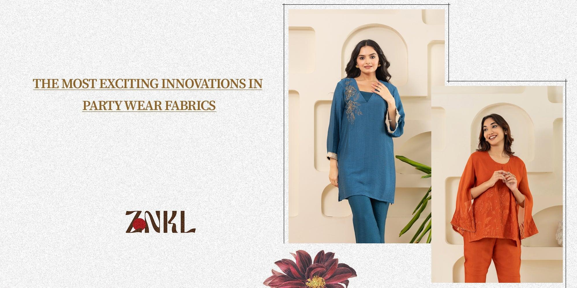 Trending Party Wear Fabrics: Silk, Velvet & Organza for Designers – ZNKL.IN